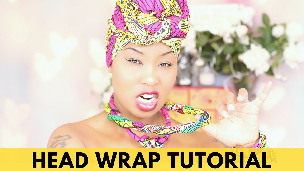 Cool Head Wrap Tutorial With Some Extra Useful Tricks, Courtesy of ...