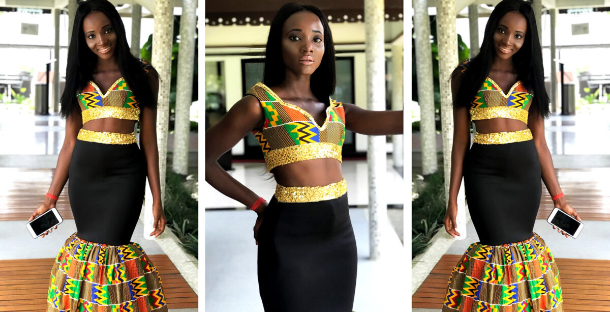 #STYLEGIRL: DSG Model Penny Yeboah Stuns In Amazing Aya Netseba Dress - Fashion GHANA