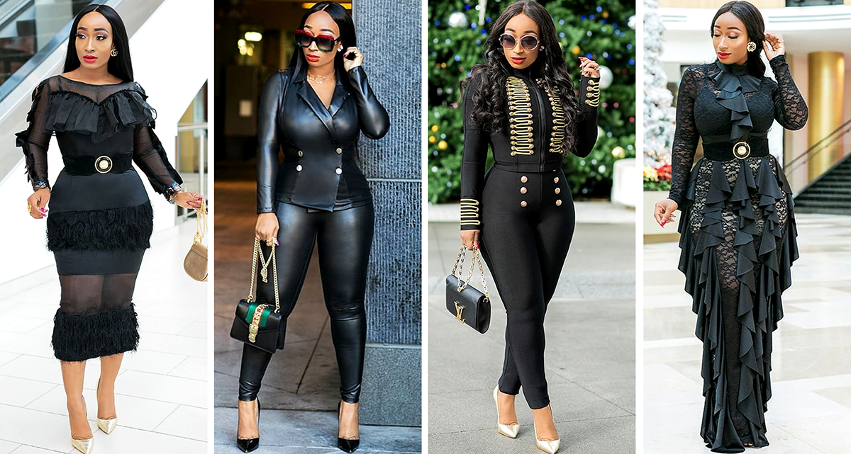 #fGSTYLE: Chic Ama Serves The 10 Hottest All Black Looks In Just One ...