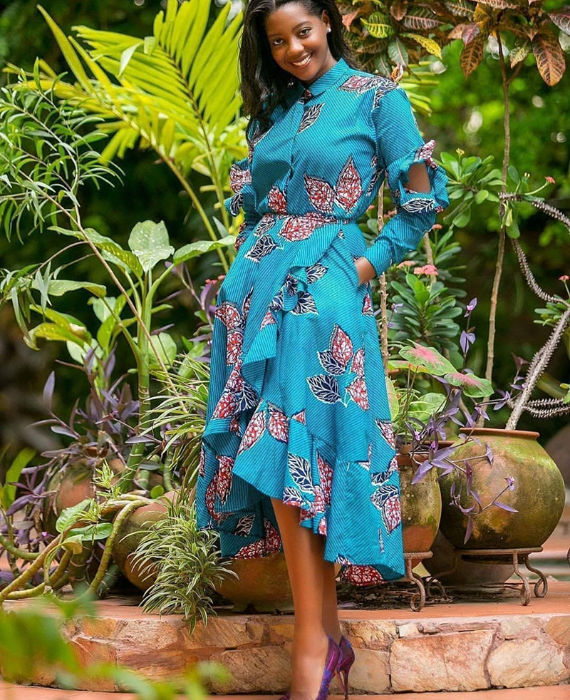 #fGSTYLE: Looks That Prove African Print Wrap Dress Will Rock This Xmas ...