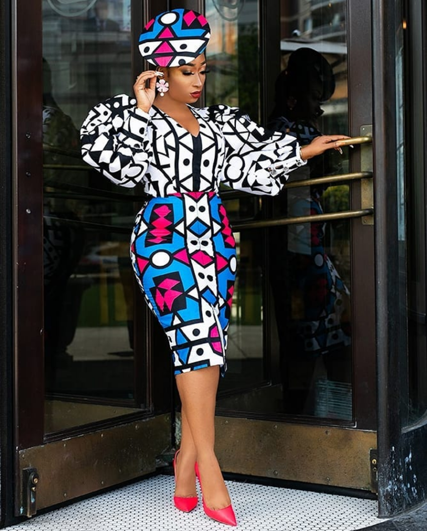 #OOTD: Chic Ama Gives Us Her Rendition Of The African Print Flat ...
