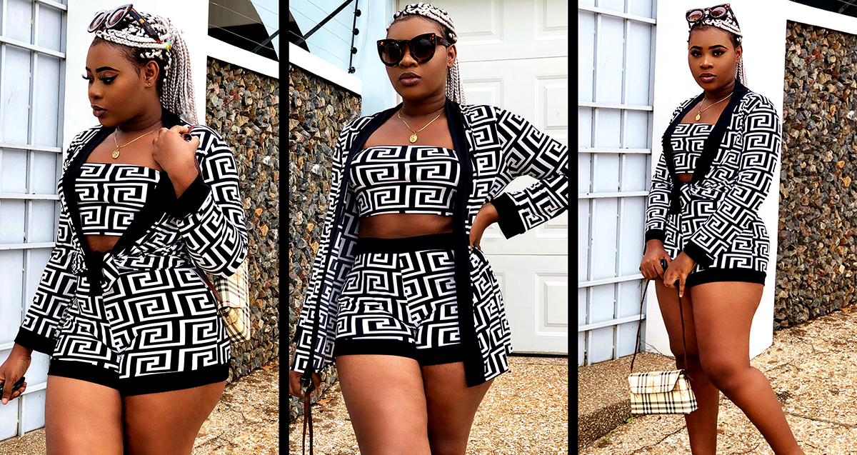 #OOTD: Ghanaian Slay Queen Just Gave Us Some Fabulous Monochrome ...