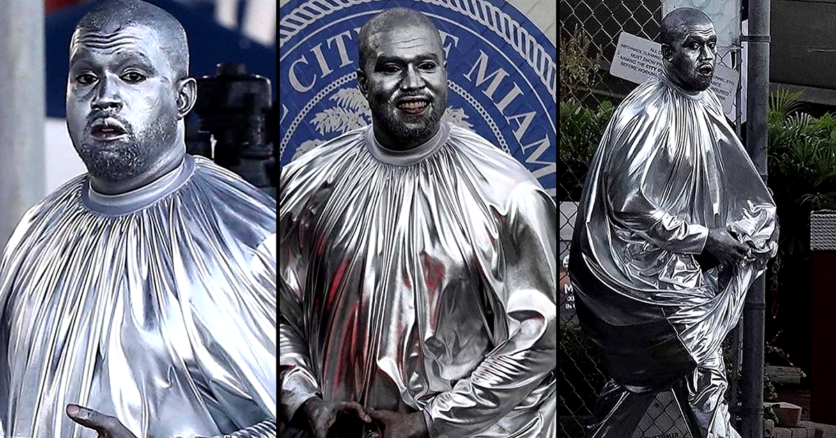 Kanye West Shocks His Audience For His Opera Performance By Painting ...