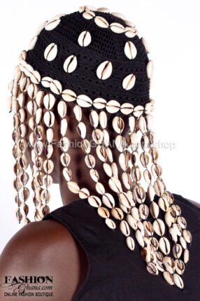 Cowry Shell Wig Cap With Fringe – Fashion GHANA
