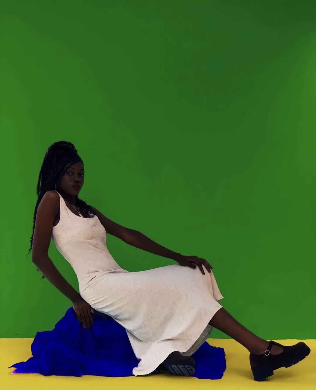 Model Jennifer Kwadade Stuns In Editorial For Vintage Clothing Brand ...