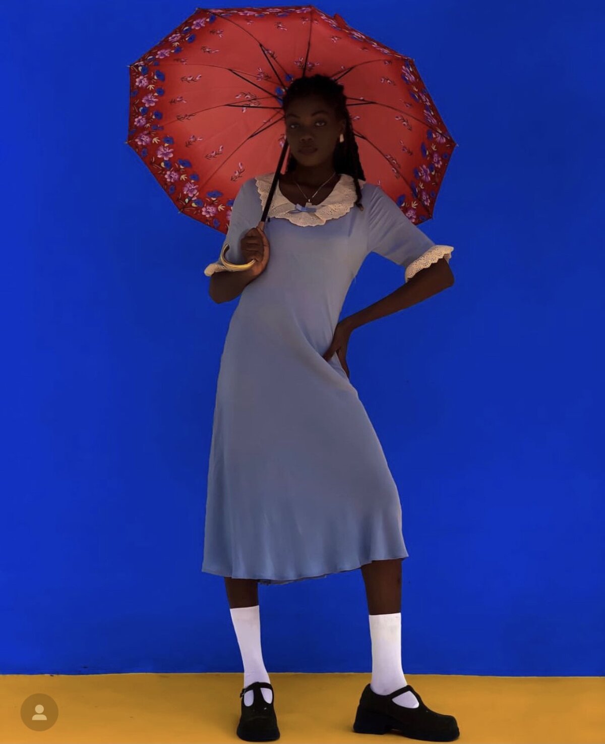 Model Jennifer Kwadade Stuns In Editorial For Vintage Clothing Brand ...