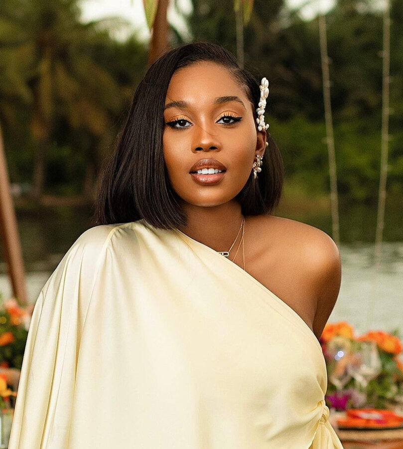 #OOTD: Ivorian Beauty Germina Celebrates Her Birthday In Must-Have Jaw ...