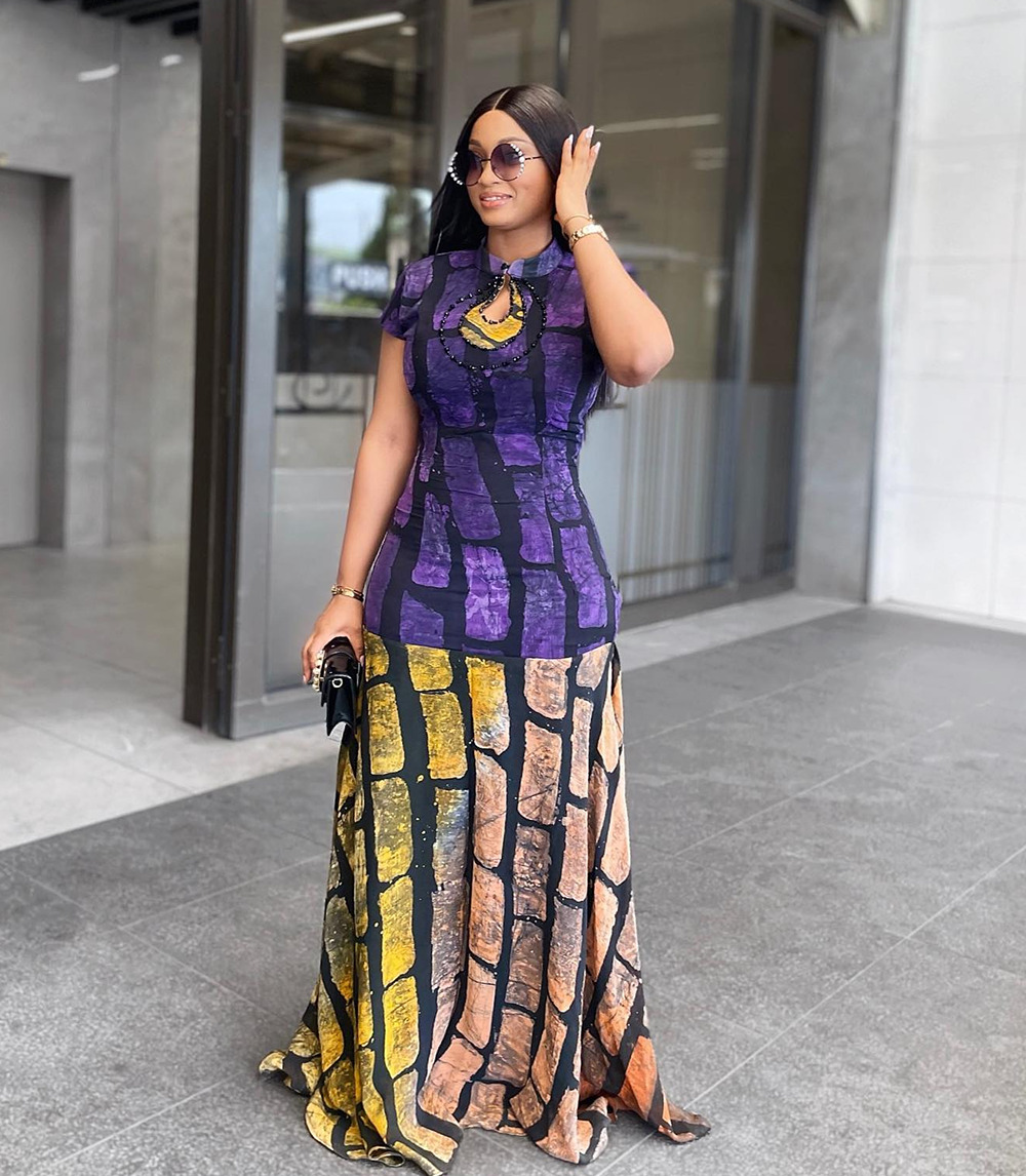 #OOTD: Nigeria's Rutie B Brings To Life The Stunning BIG VIBES Adire ...