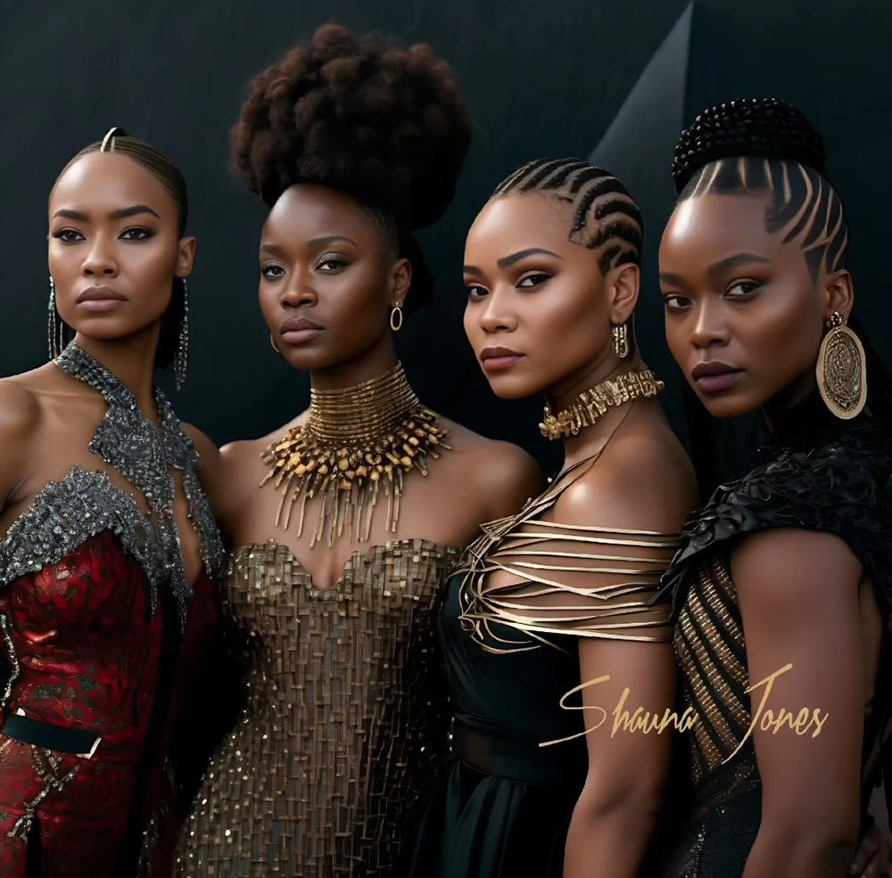 So Much Fashion Inspiration As A.I. Artist Shauna Jones Recreates The ...