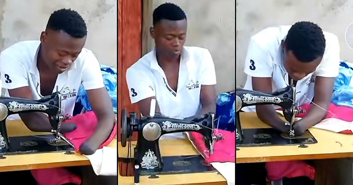 VIDEO: Amputee Man With No Hands Goes Viral After Showing His ...