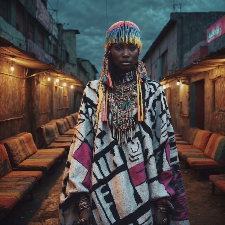 Exploring Urban African Masquerade Fashion: A.I. Artist Wuh Ey Unveils ...