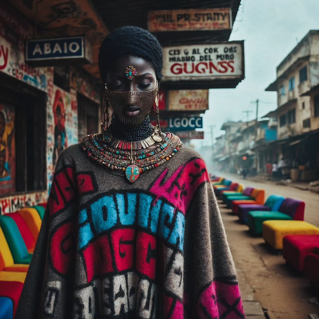 Exploring Urban African Masquerade Fashion: A.I. Artist Wuh Ey Unveils ...