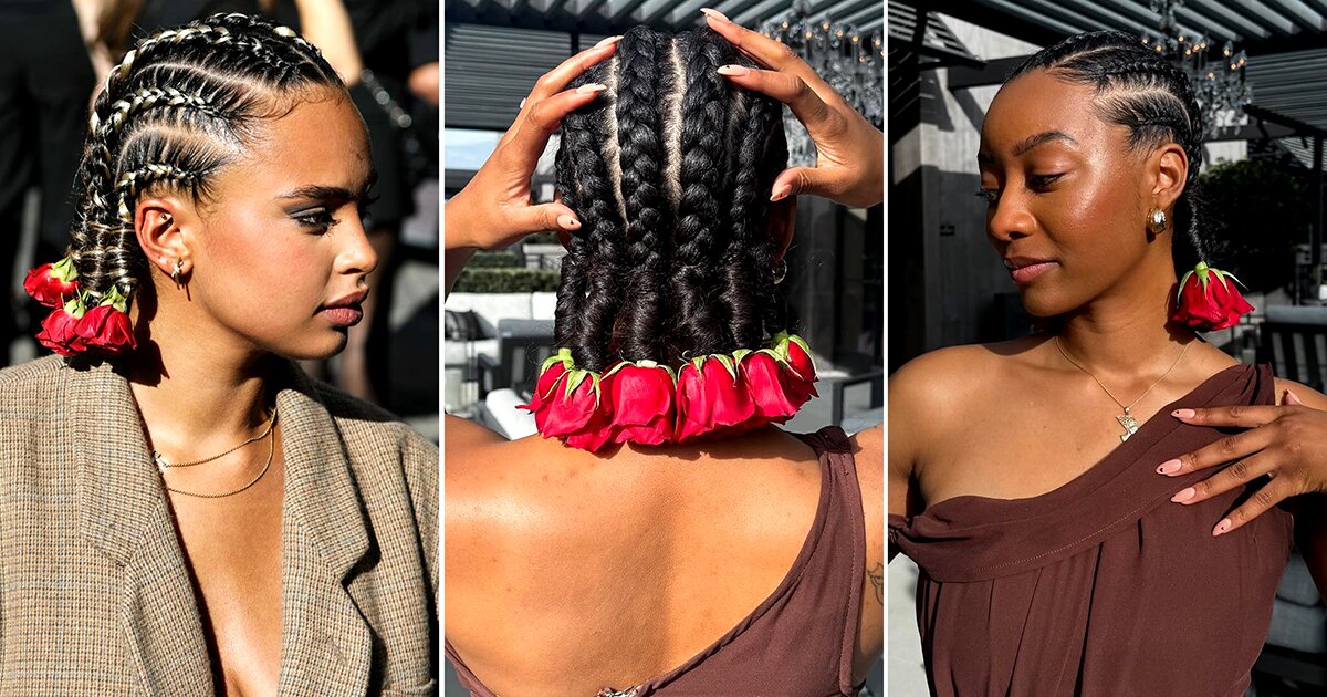 Are We Ready For The Rose Tip Braids Hair Trend? See What Cape Verdean ...