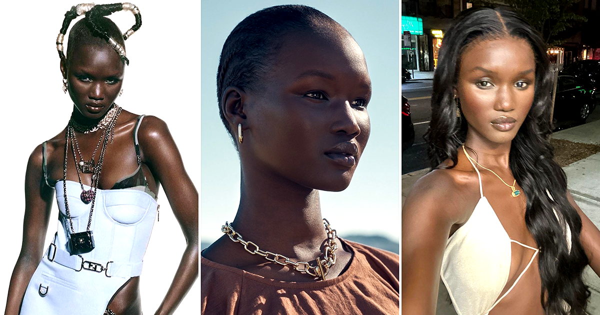 #MODELCRUSH: Gorgeous South Sudanese Abény Nhial Went From Biochemistry To Mainstream Runway ...