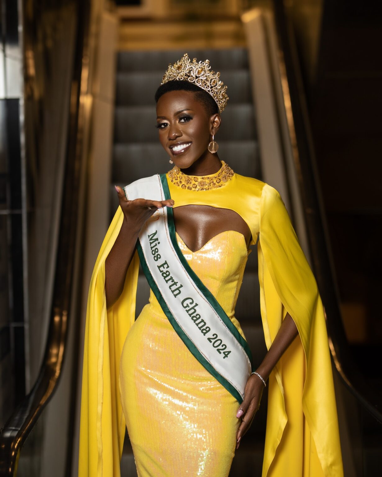 #OOTD: Miss Earth's 2024 Ghana's Rep Winifred Esi Sam Stuns in a Cape ...