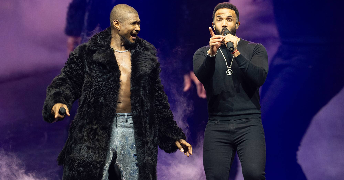 VIDEO: Watch The Moment Craig David Joined Usher On Stage for Surprise ...